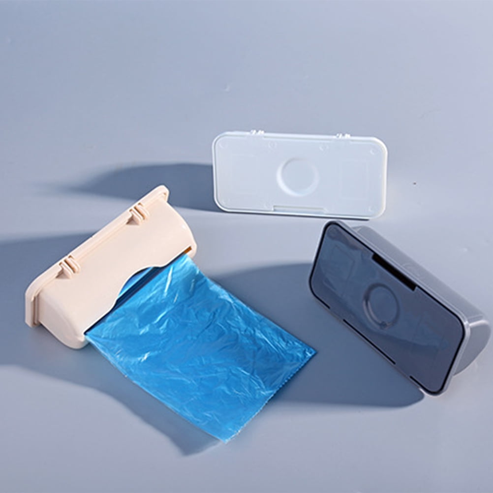 CATIEBYE 3Pcs Wall-Mounted Trash Bag Dispenser for Trash Organizer and ...