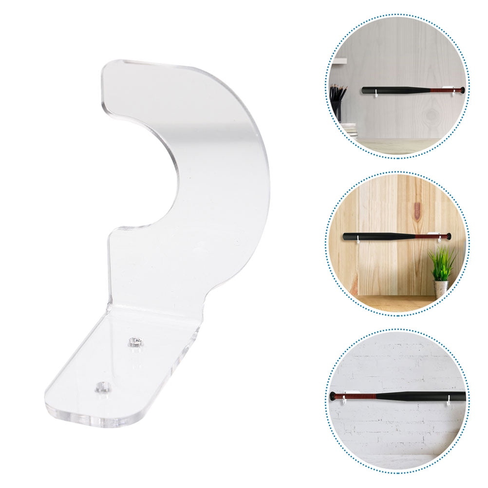 CATIEBYE 4 Pairs Bat Hangers for Wall Mounting and Baseball Bat Display ...