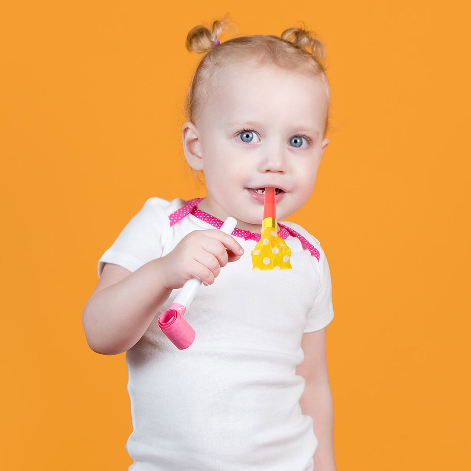 CATIEBYE 40Pcs Blow Horns Toy Musical Horn Assorted Color for Kids ...