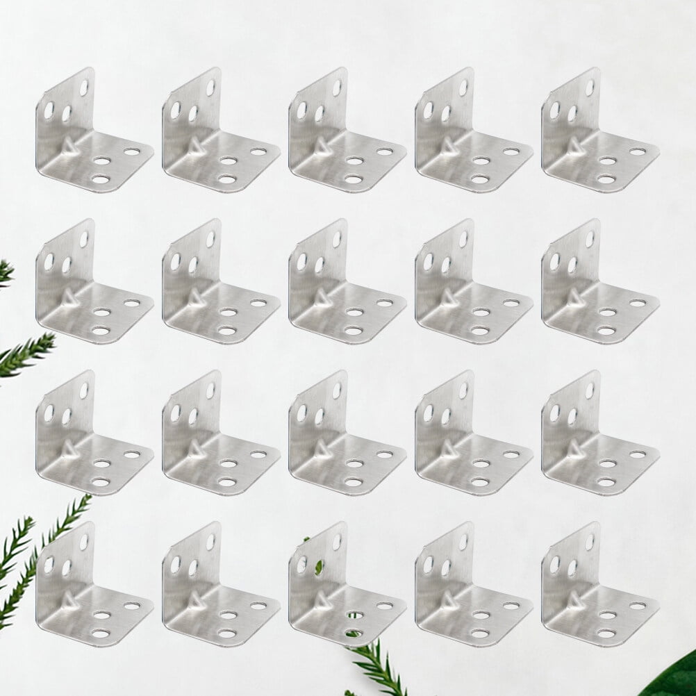 CATIEBYE 40Pcs Industrial Shelf Brackets Corner Brace Support for Homeowners DIY - Walmart.com