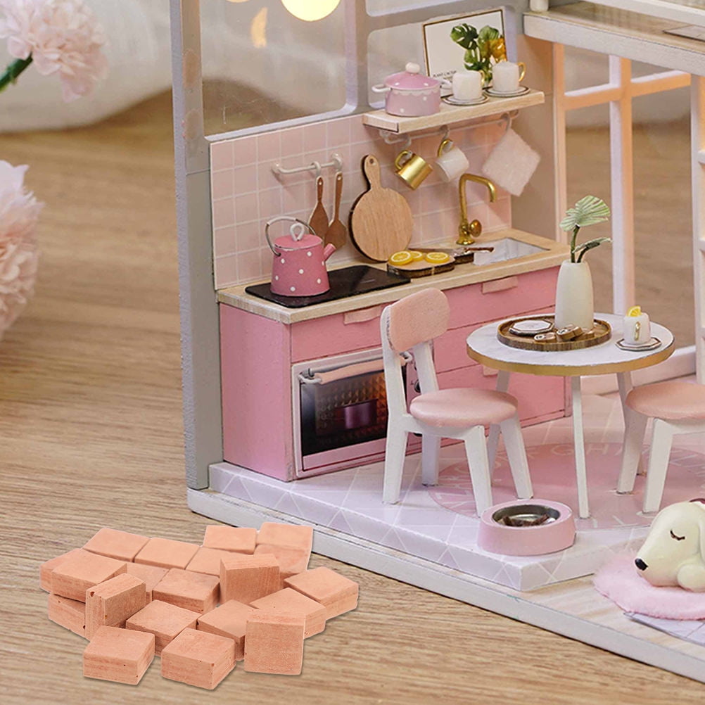 CATIEBYE 40Pcs Miniature Simulation Brick Pottery Clay Red for ...