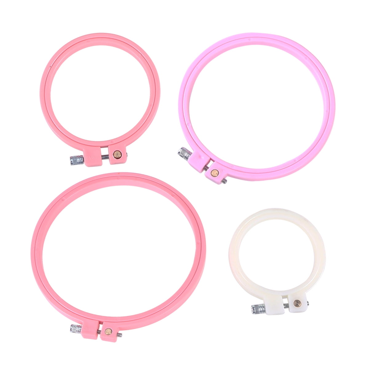 CATIEBYE 4Set Combination Hoops for Crafts Assorted Color featuring ...