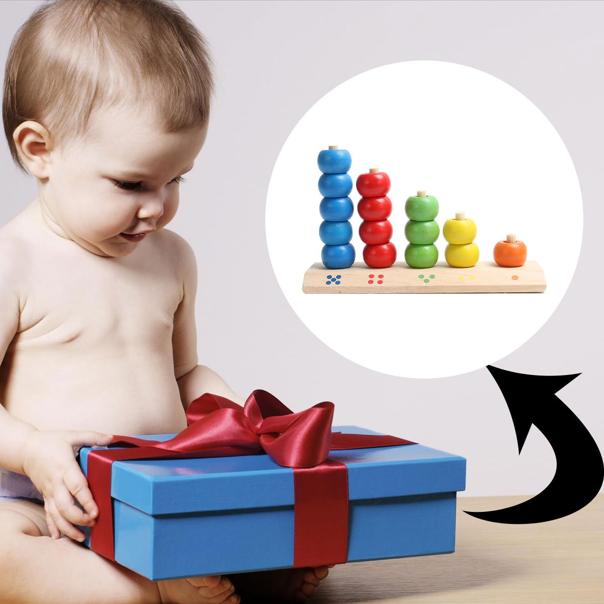 CATIEBYE 4Set Counting Math Learning Toy For Kids With Multi-colored ...