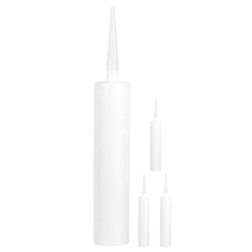 CATIEBYE 4Pcs Fillable White Caulk Tubes for Epoxy Grouting and Crack ...