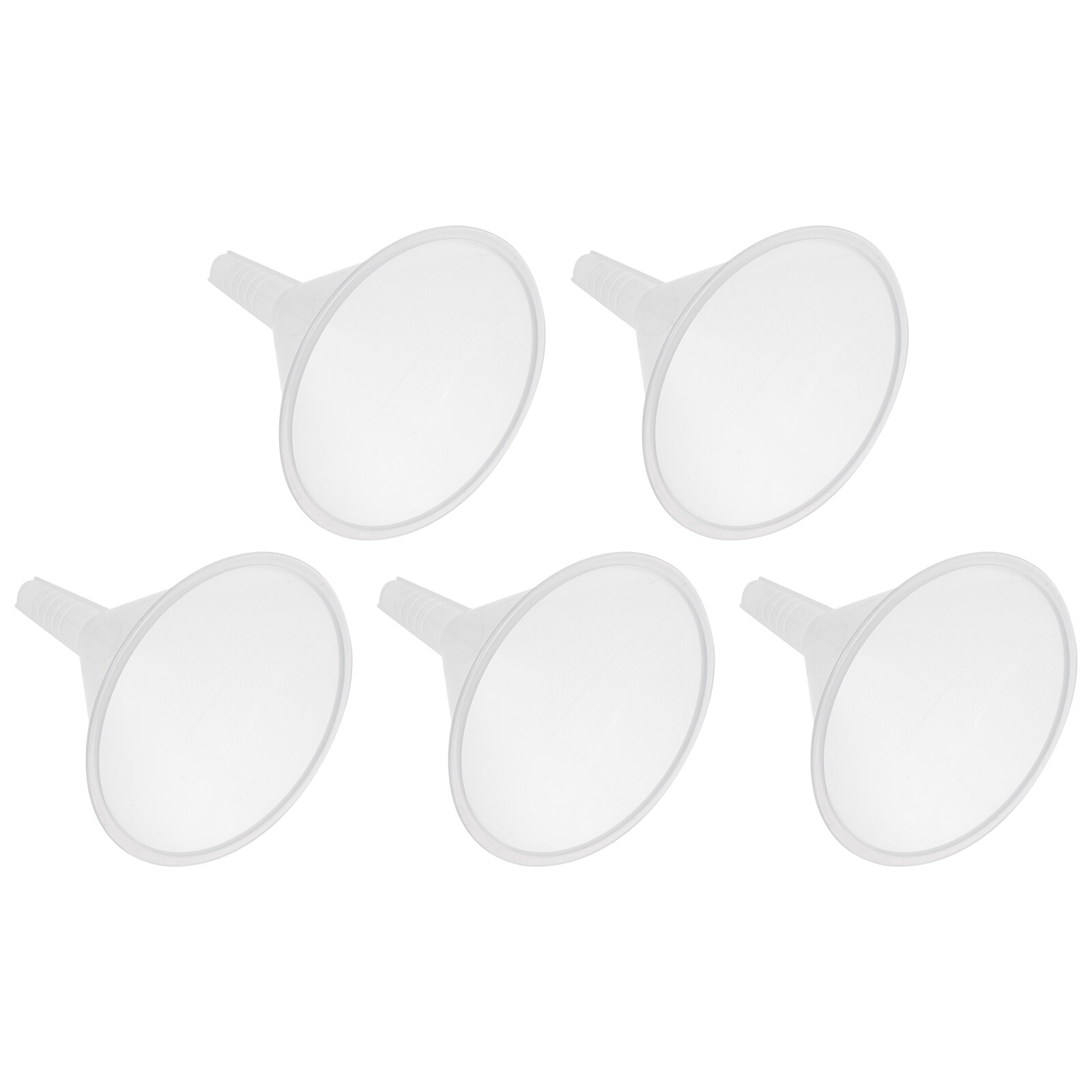CATIEBYE 5Pack Clear Plastic Funnel Large for Liquid Transfer ...