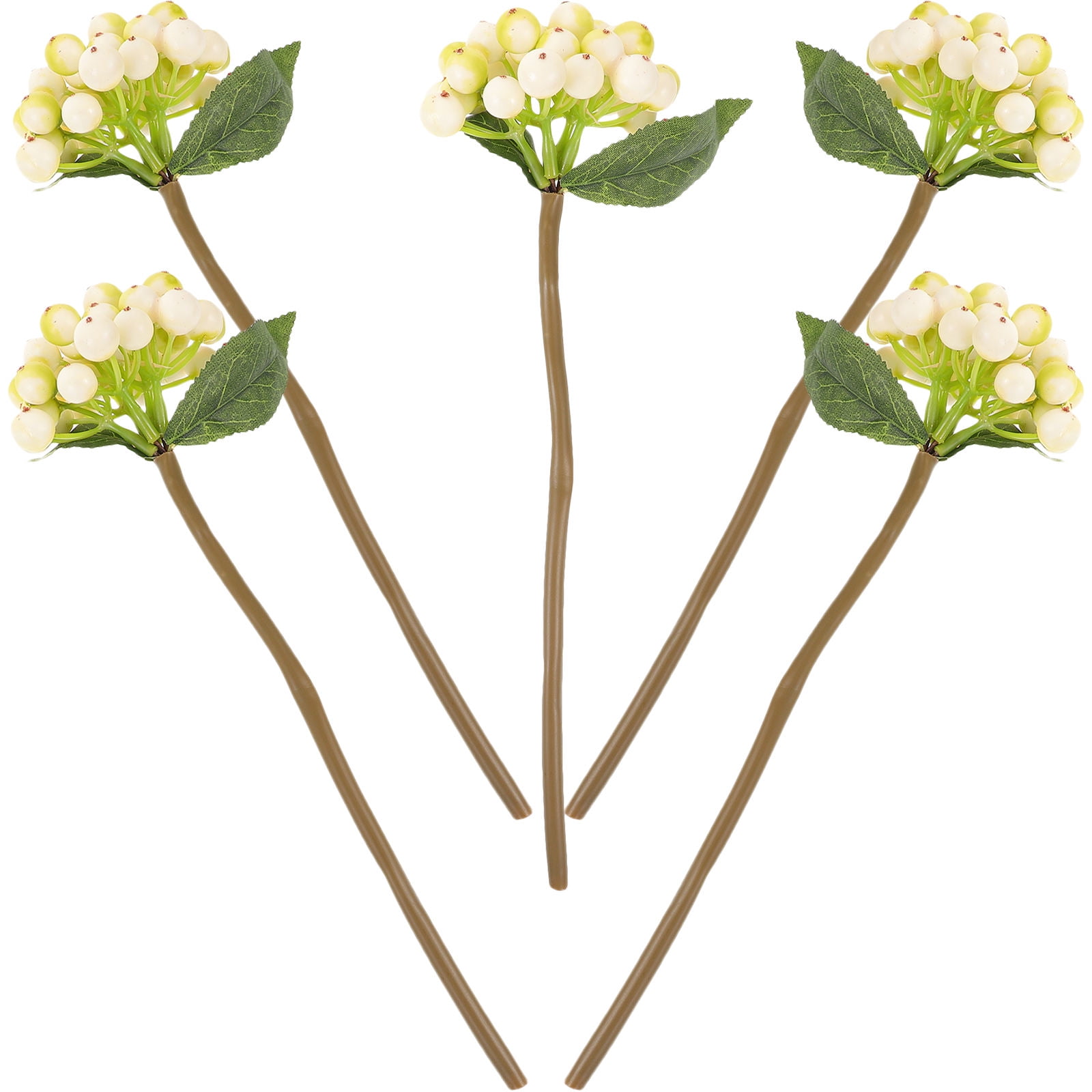 CATIEBYE Artificial Flowersartificial Berries Berry Stem Multi 5Pcs ...