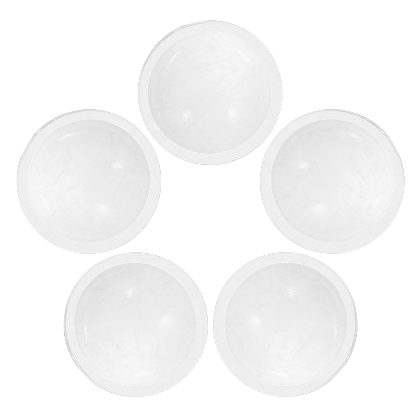 CATIEBYE 5Pcs Round Transparent Optical Lens for Use Adjustable Focus ...