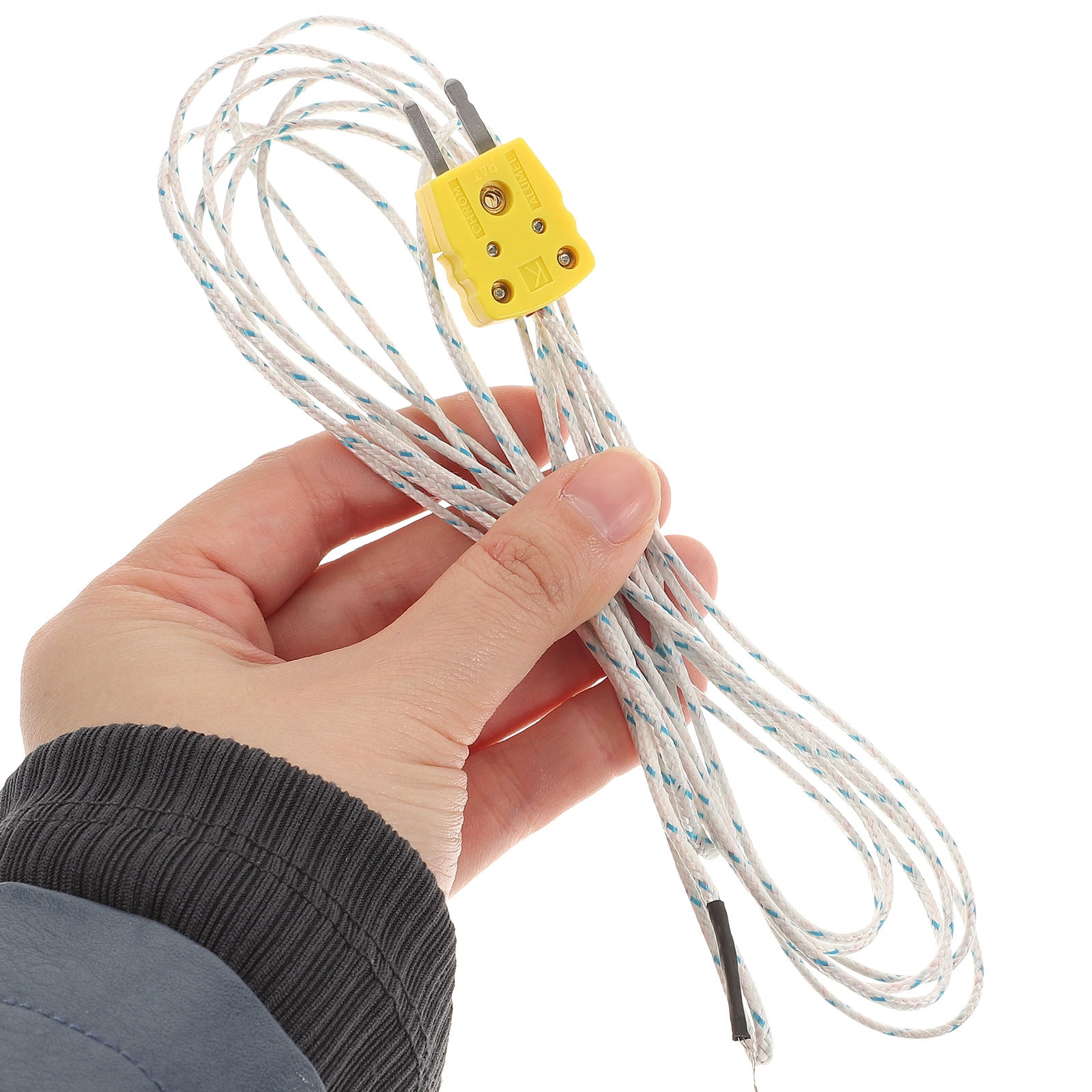 CATIEBYE 5Pcs K Type Thermocouple Certified Glass Fiber For General ...