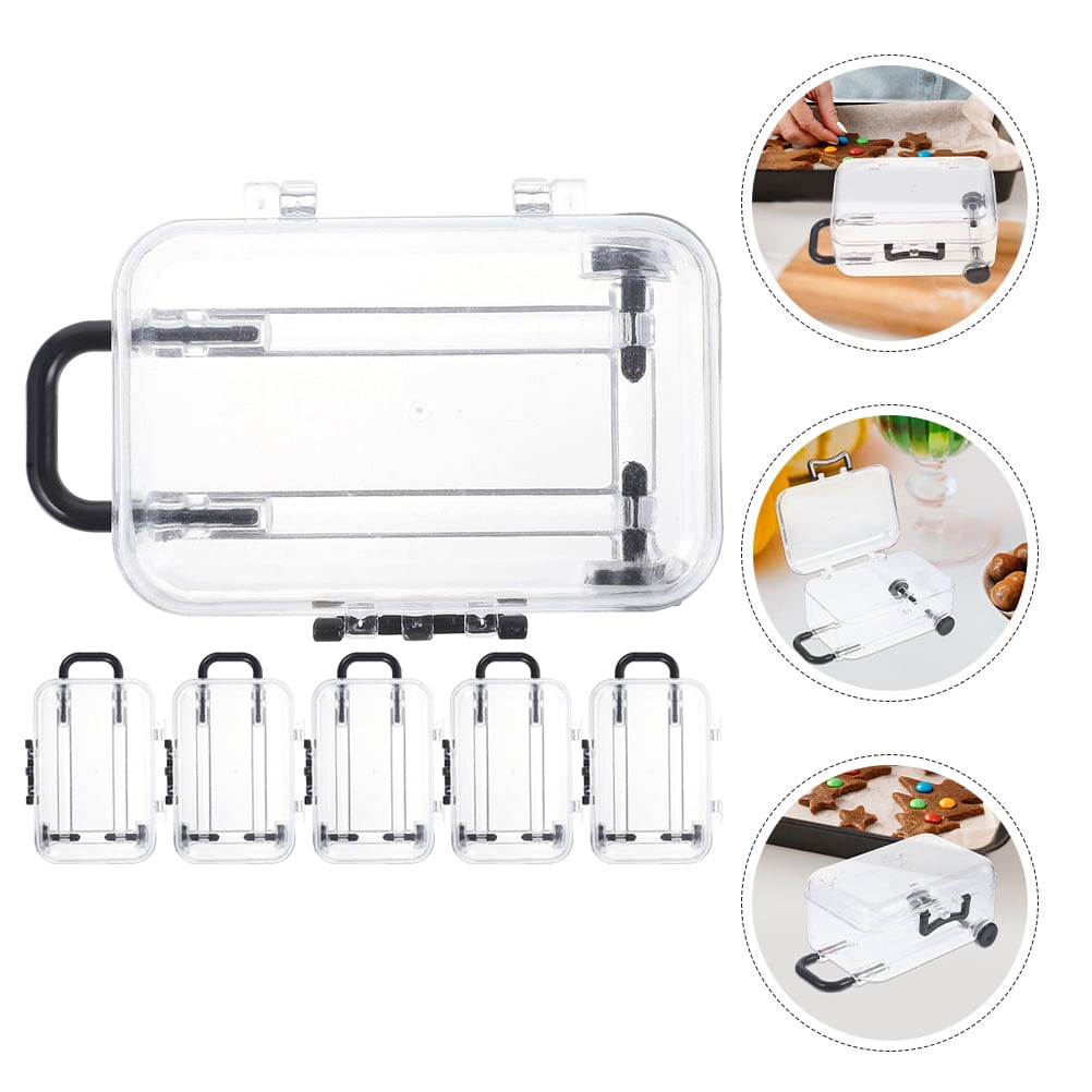 CATIEBYE Minimalist Mini Suitcase Favor Boxes 6Pcs - Walmart.com
