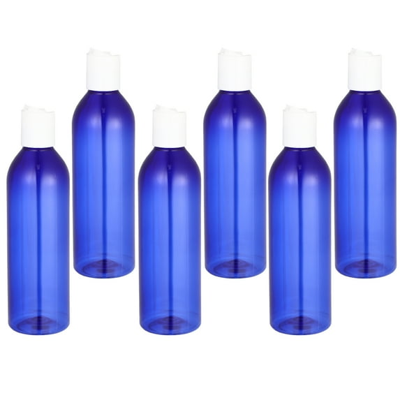 CATIEBYE 6Pcs Blue Travel Lotion Bottles Refillable Portable Cosmetic ...