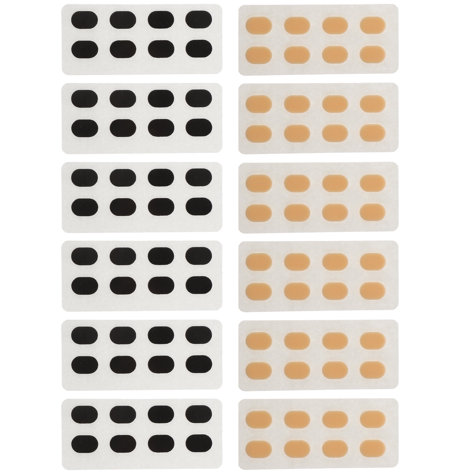 CATIEBYE 80 Pairs Universal Nose Pads Replacement in Black for People ...