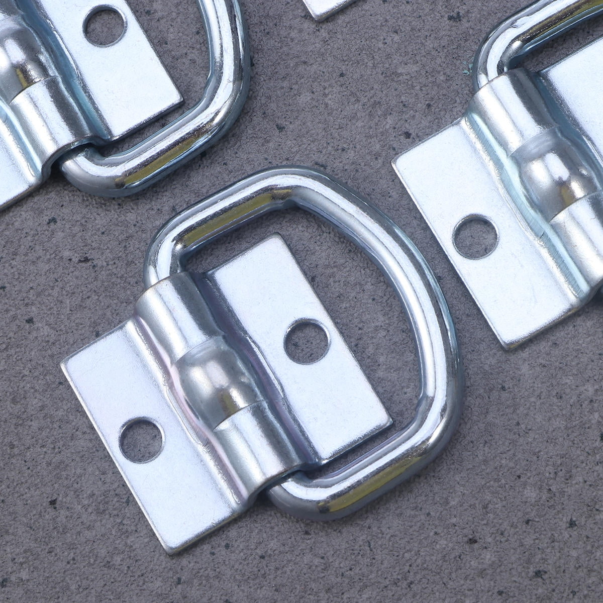 CATIEBYE 8Pcs High Strength Steel D Shape Lashing Rings for Transportation Users Heavy Duty ...