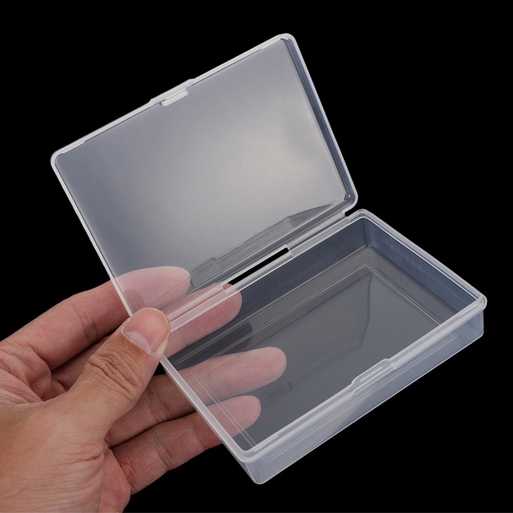 CATIEBYE Plastic Card Storage Box Transparent 8Pcs 3.93X2.75X0.94in ...
