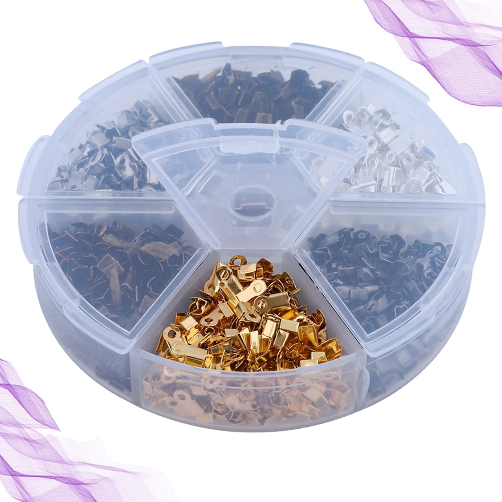 CATIEBYE Crimp Tubes for Jewelry Making 1380Pcs Beads Assorted Color ...