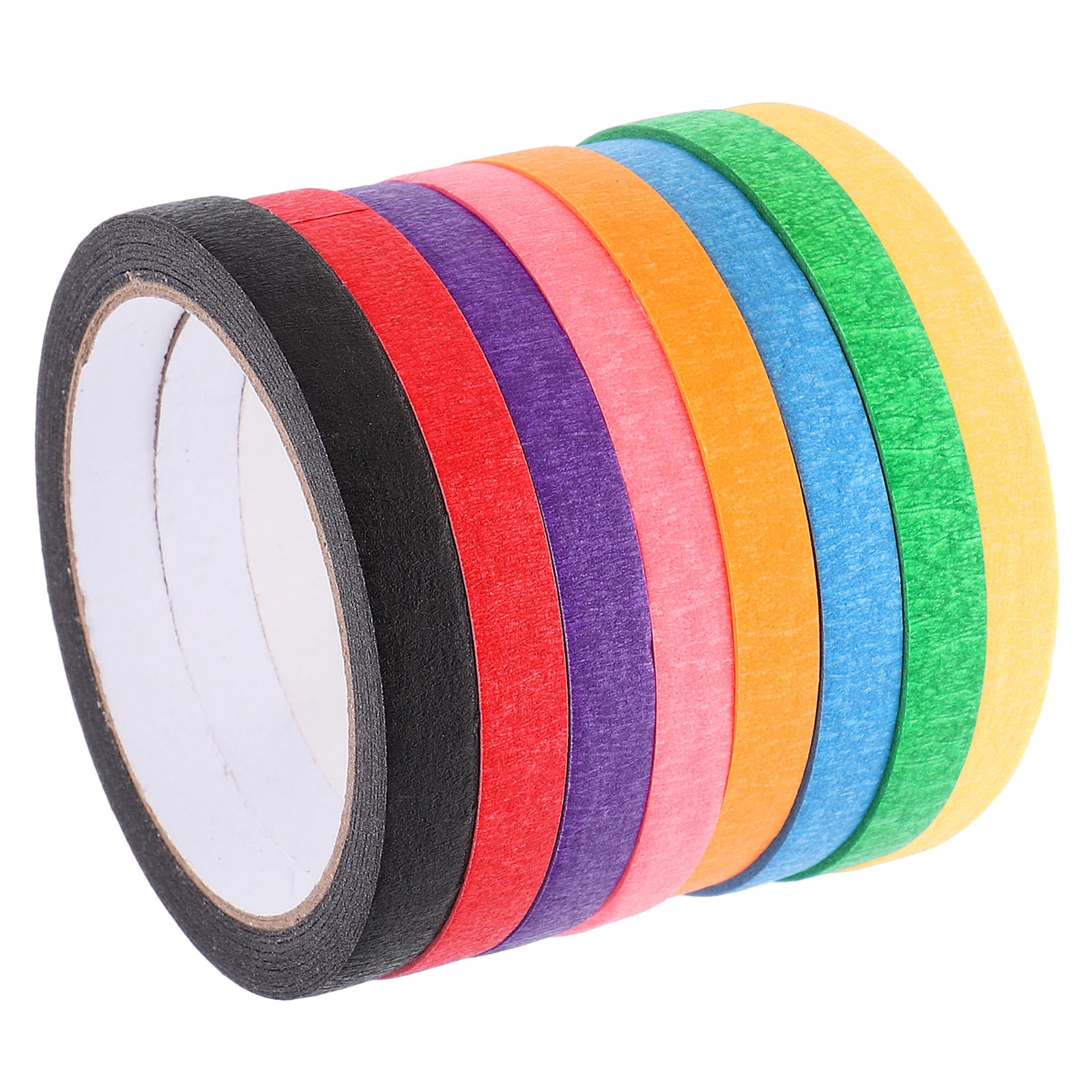 CATIEBYE Diy Masking Tape 8 Rolls Multi Color Ideal for Oil Painting ...