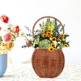 CATIEBYE Flower Basket Wedding for DIY Enthusiasts Light Brown 1Set ...