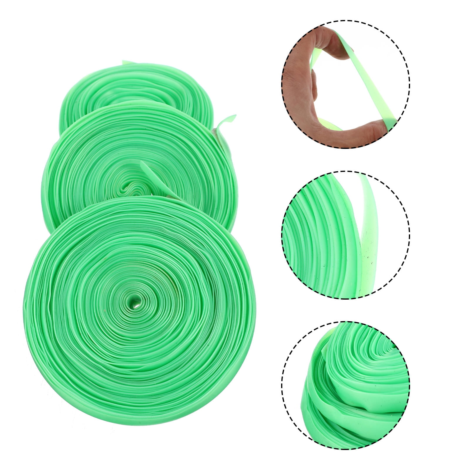 CATIEBYE 3Pcs Green Elastic Jump Rope Bands for Outdoor Exercise and ...