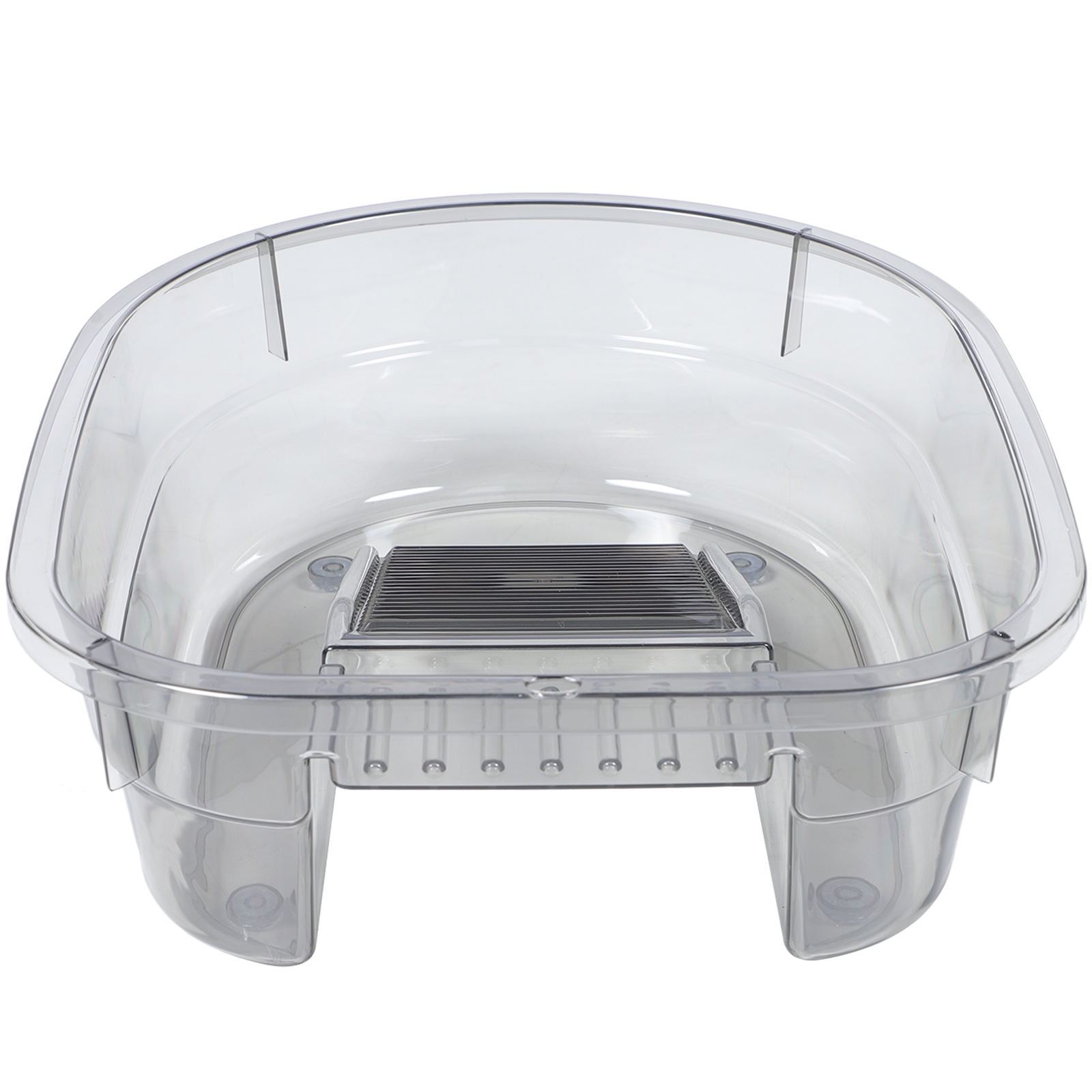 CATIEBYE Compact Plastic Washboard Basin for Laundry, Grey, Lightweight ...