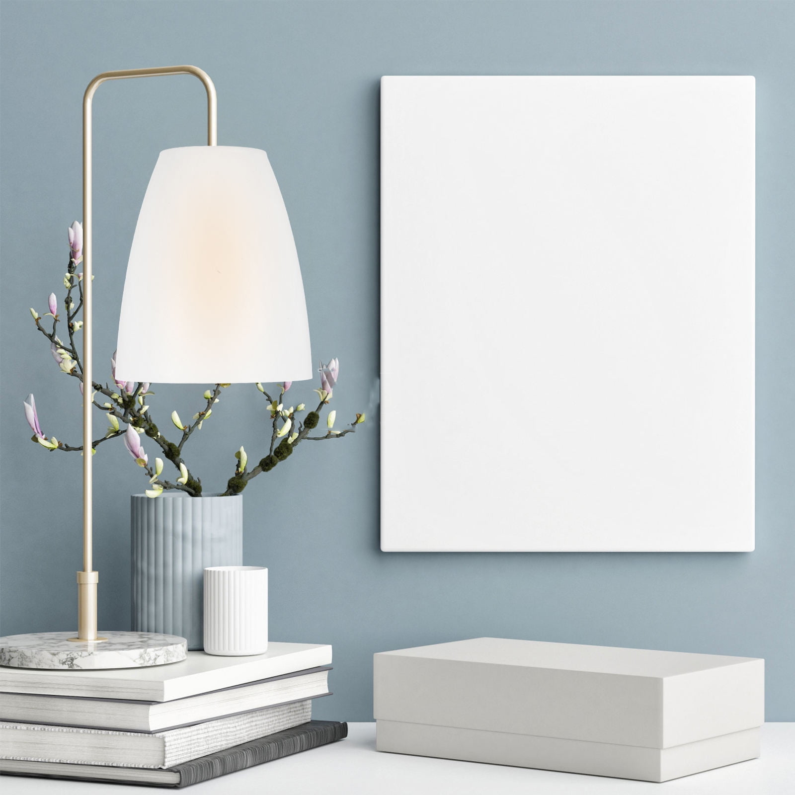 CATIEBYE Lightweight Plastic Table Lamp Shade Replacement Decorative ...