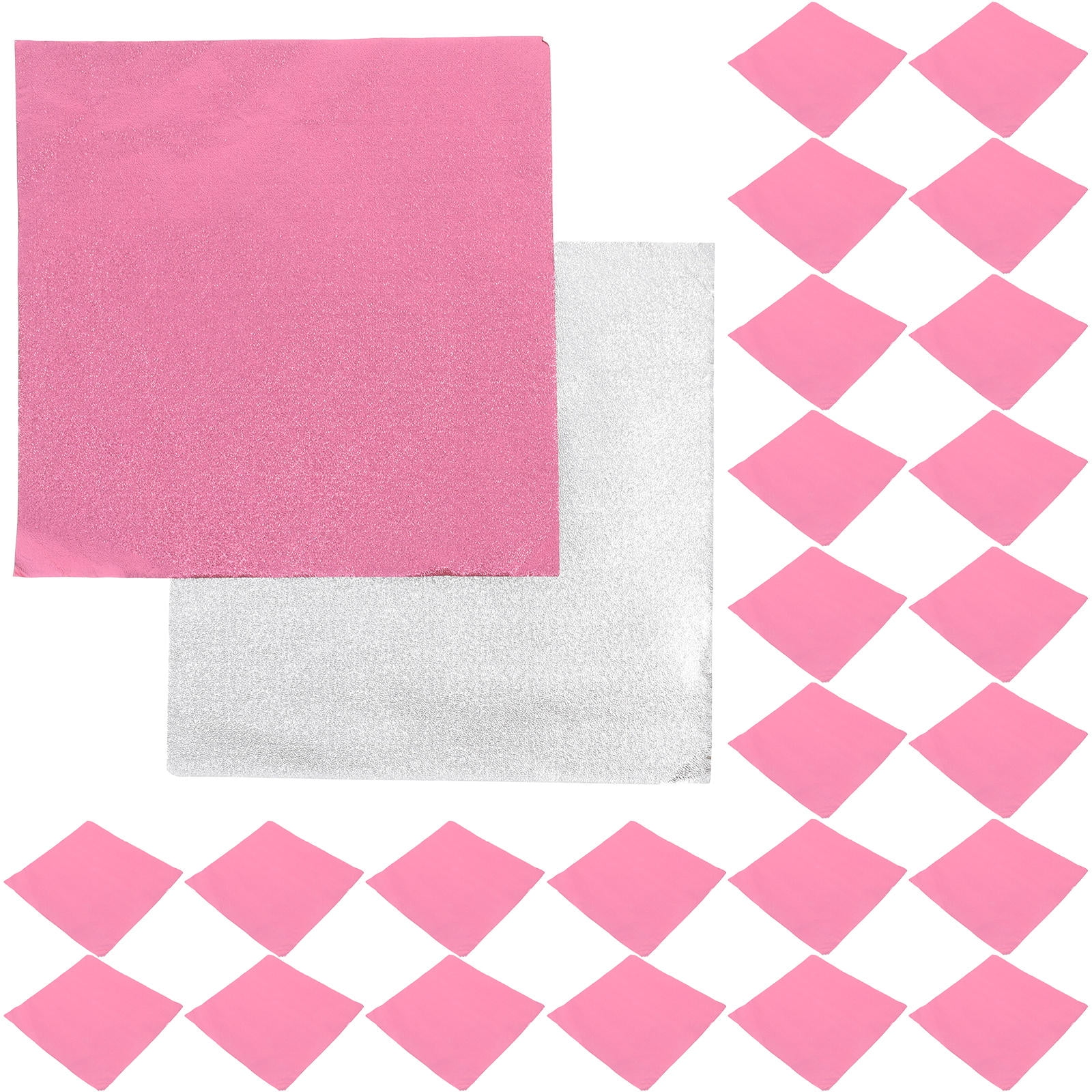 CATIEBYE Pink Square Candy Wrappers 100Pcs for Chocolate and ...