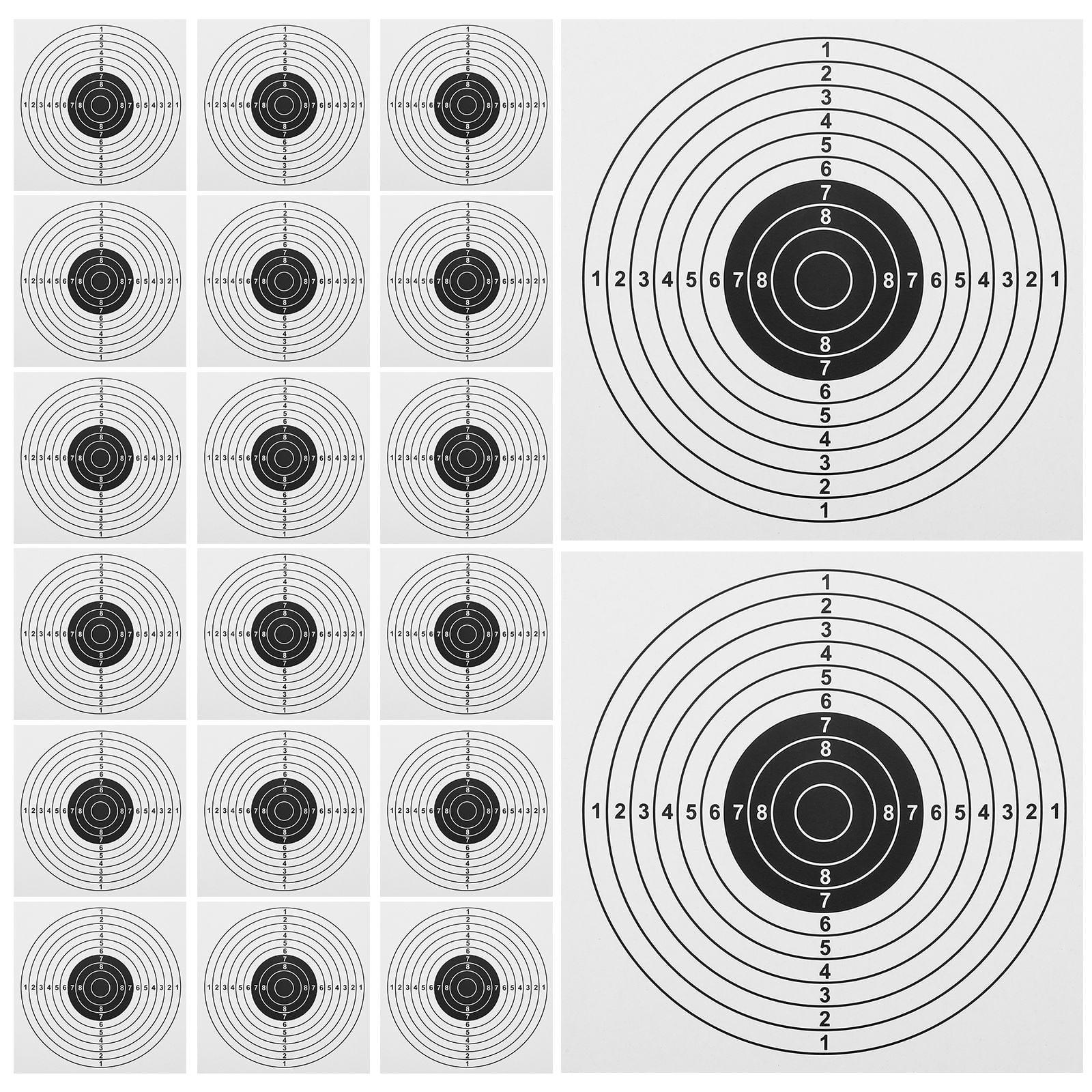 CATIEBYE Precision Target Sheets for Backyard Practice Lightweight ...
