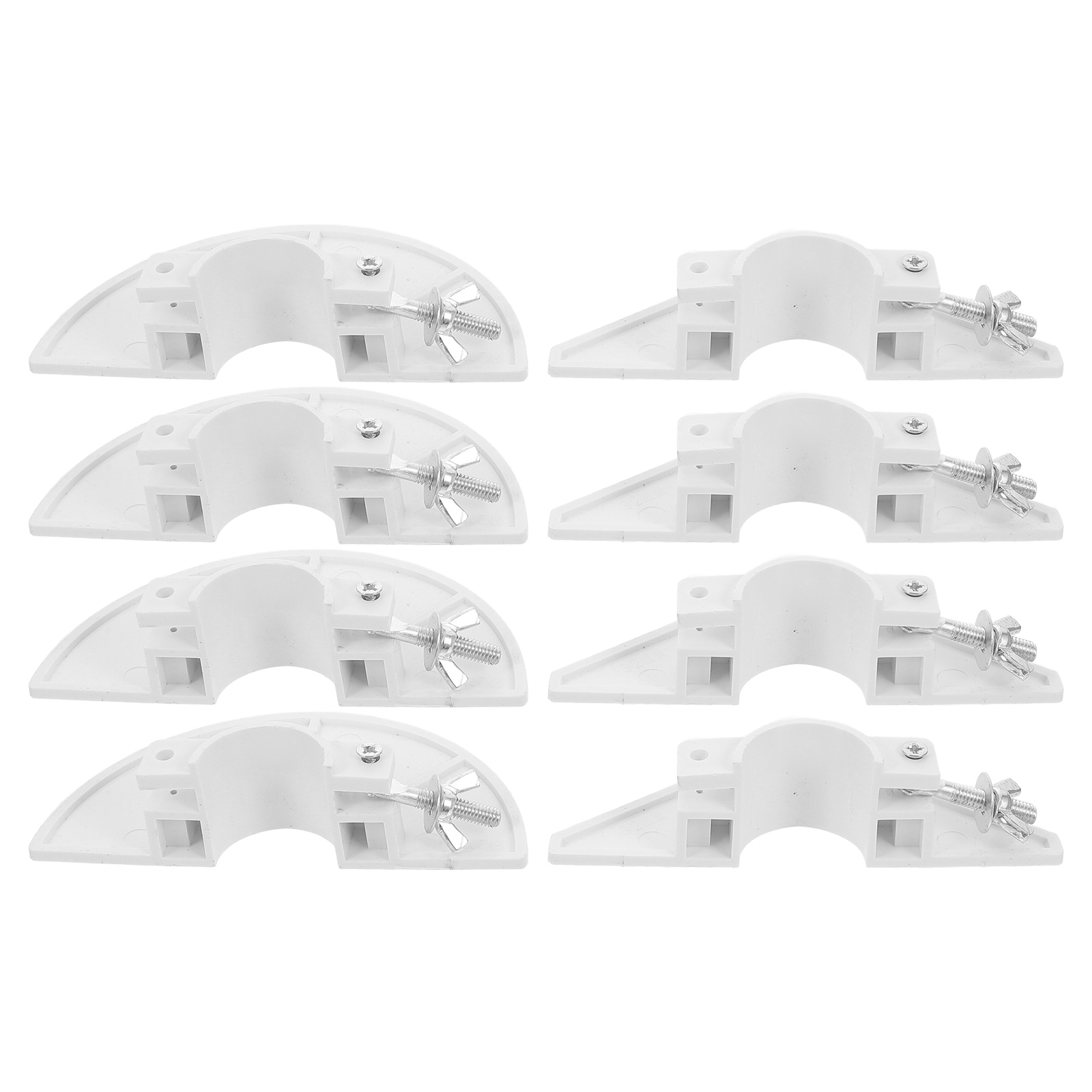 CATIEBYE Round Hole Cover Plate 4 Sets PVC Water Pipe Drainage Plates ...