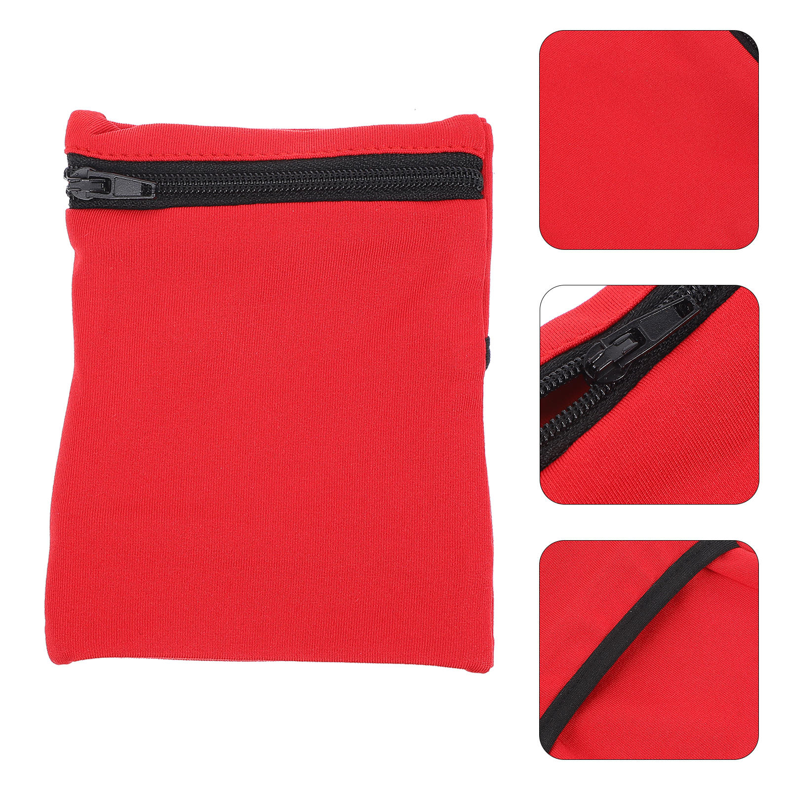 CATIEBYE Red Sports Armband Case, Lightweight Adjustable Wrist Pocket ...