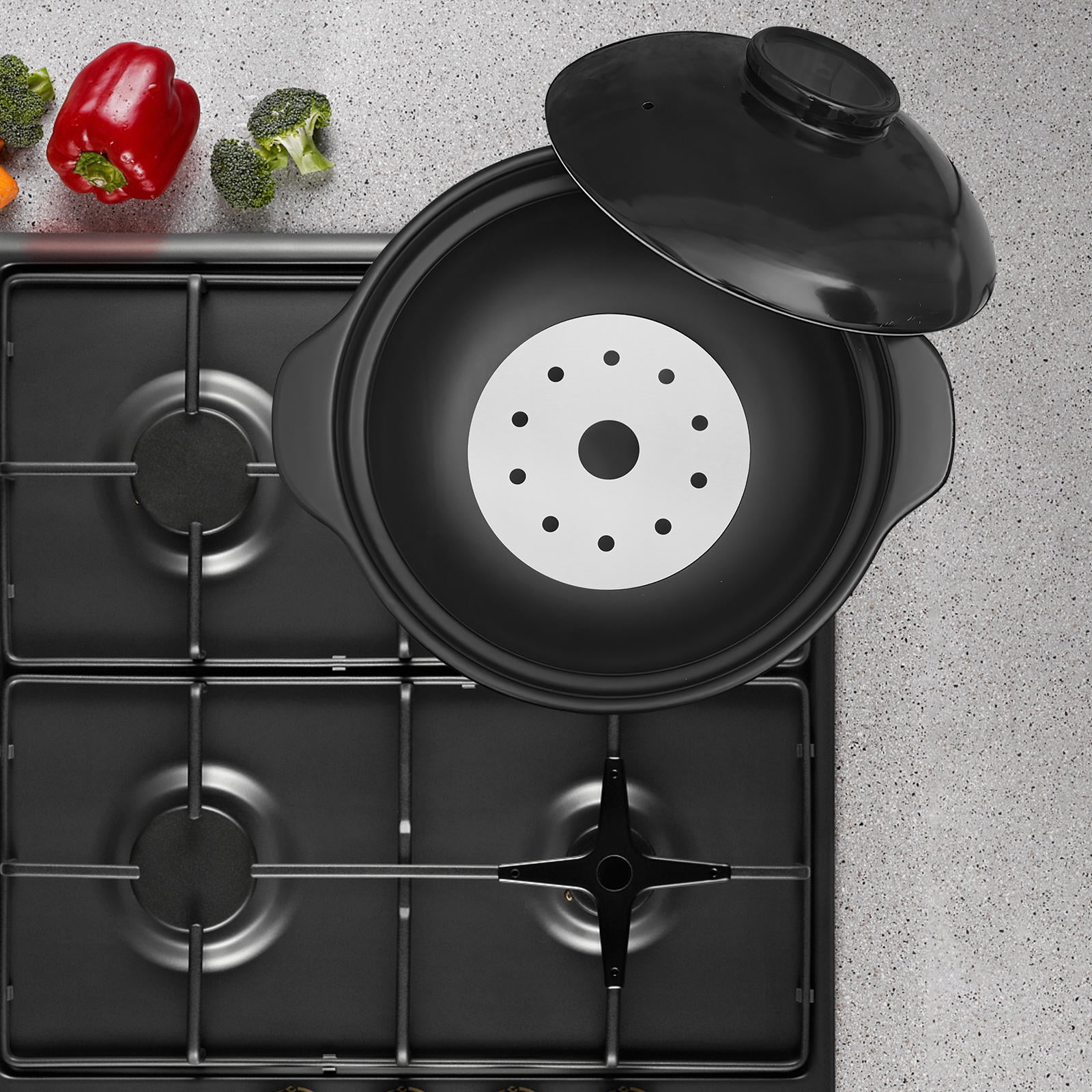 CATIEBYE Stainless Steel Induction Adapter Plate for Kitchen White ...