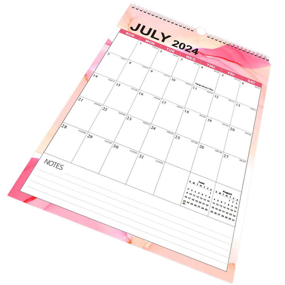 CATIEBYE Wall Calendar Months Hanging Calendar with Easy Use and ...