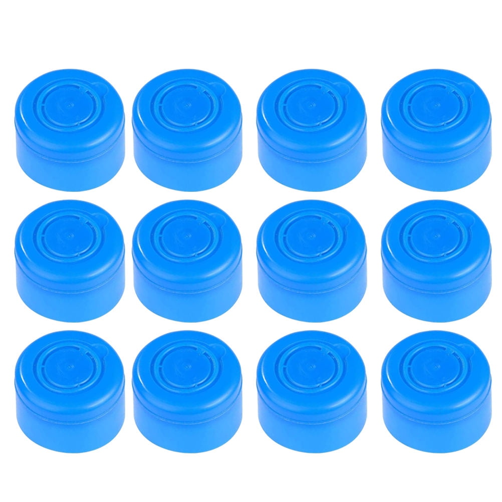 CATIEBYE Water Jug Sealing Caps 25Pcs Smooth Surface Plastic Replacement Lids for Bottles Stand ...