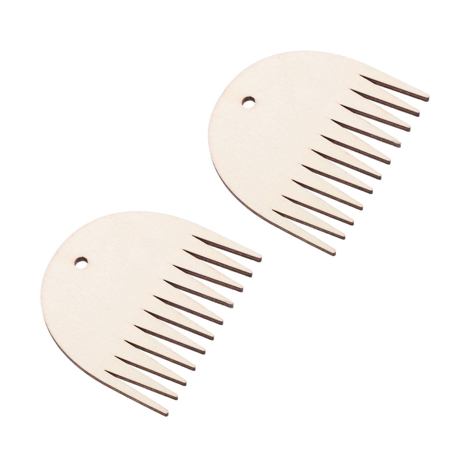 CATIEBYE Comb Tool Sawtooth Combs Synthetic Material 2Pcs Knitting ...