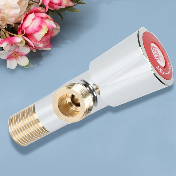 CATIEBYE Brass Flow Control Valve Silver for Home Improvement 1Pcs 3 ...