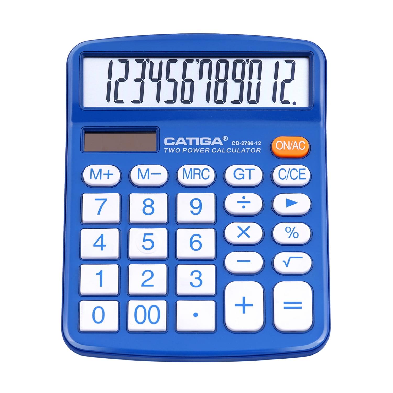 CATIGA CD-2786 Metal Desktop Calculator 12 Digit w/ Extra Large Display ...