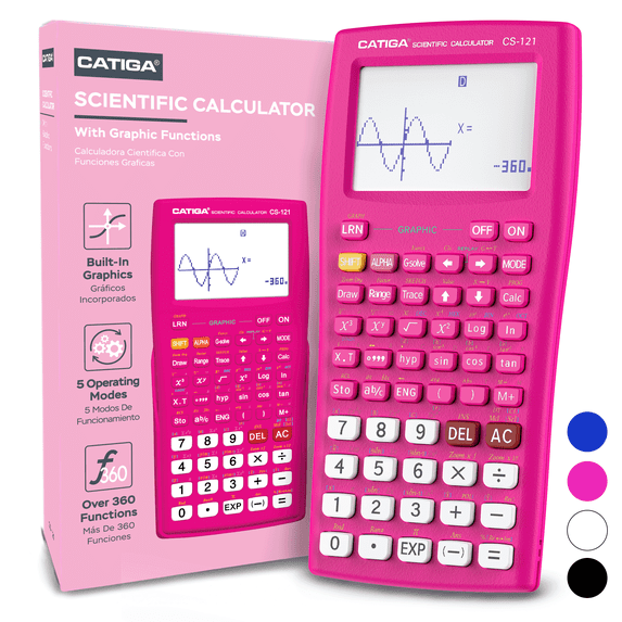 CATIGA CS-121 Scientific Calculator with Graphic Functions and Multiple ...