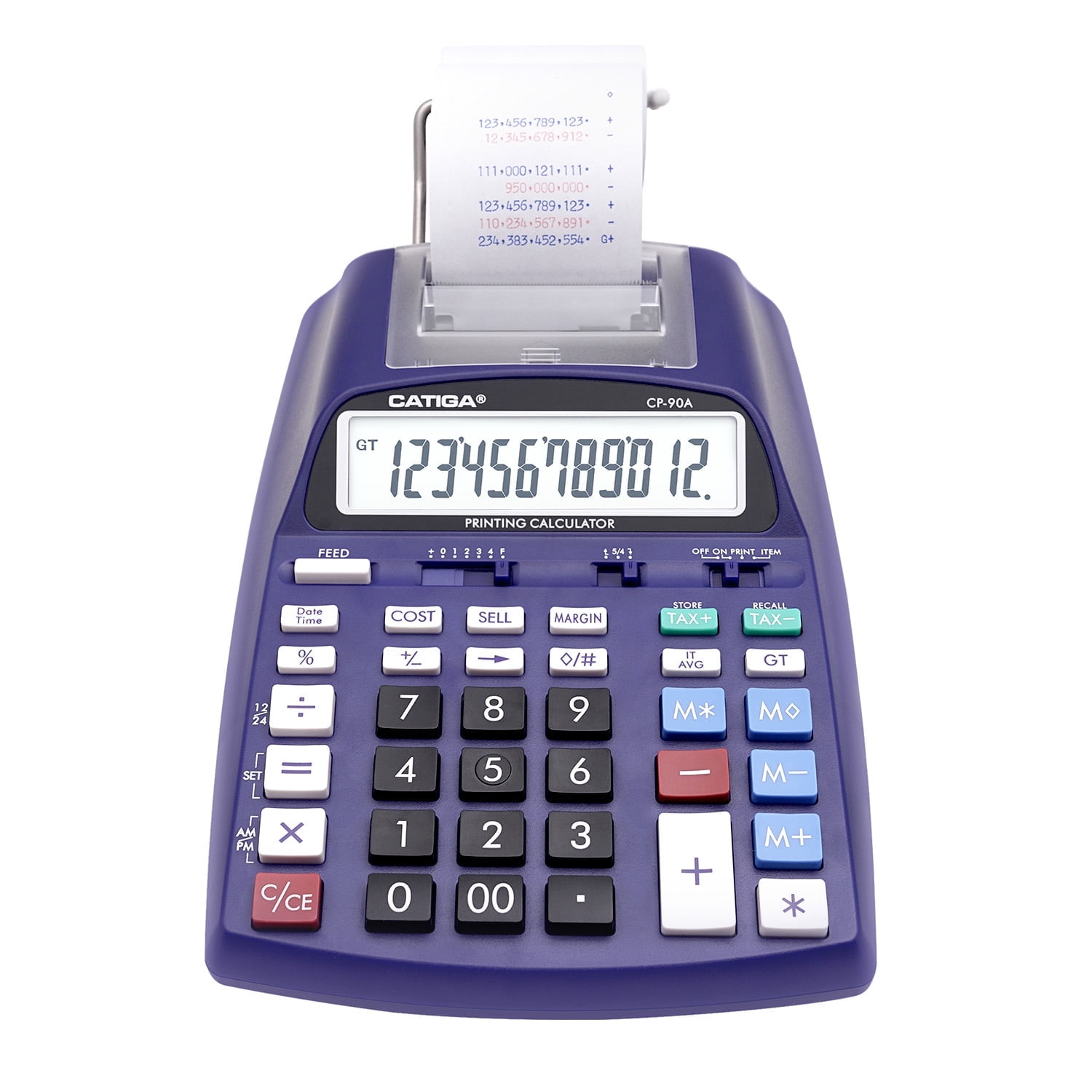 Free Shipping! Printing Calculator with 12 Digit LCD Display Screen, 2. ...