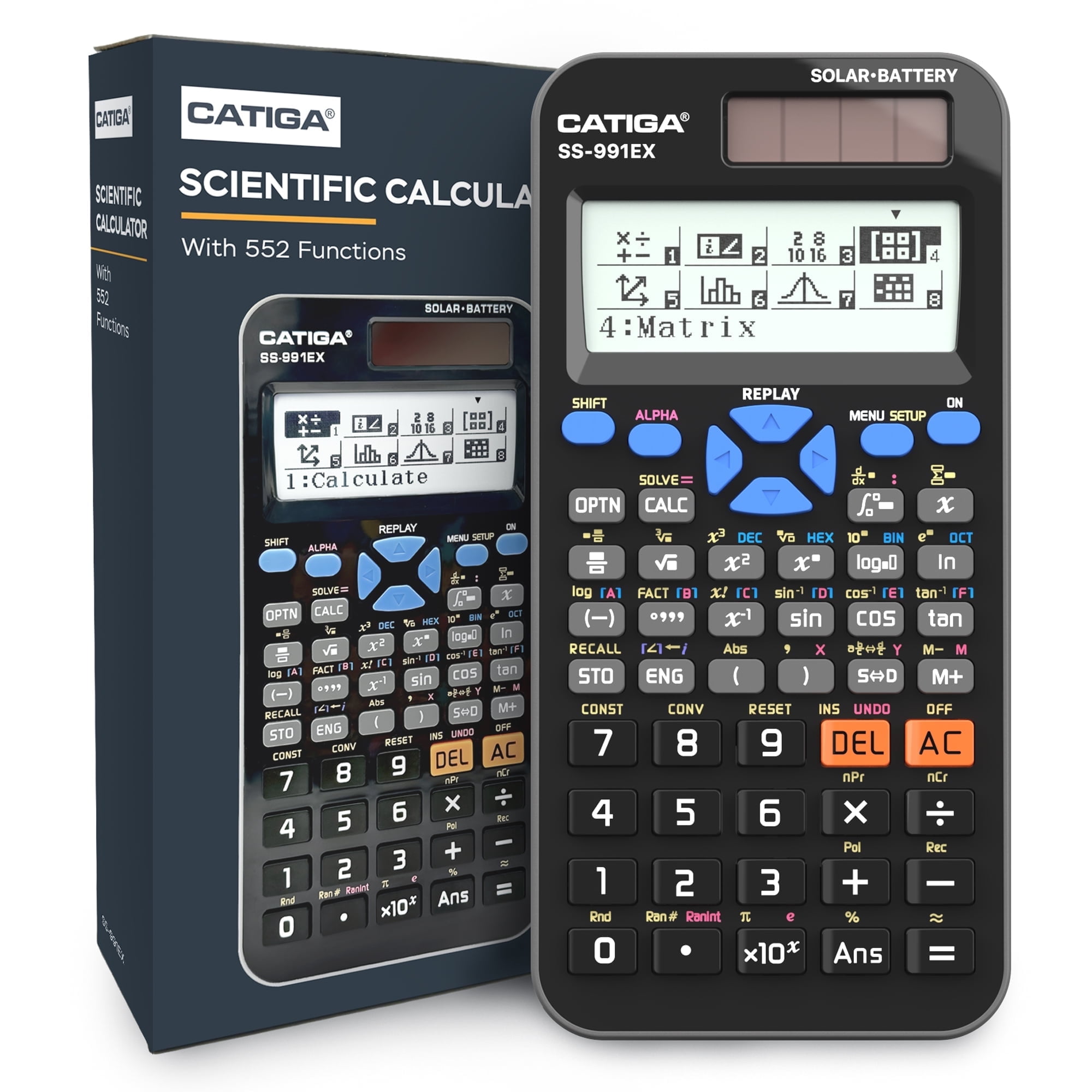CATIGA SS-991EX Scientific Calculator with Advanced 550 Functions ...