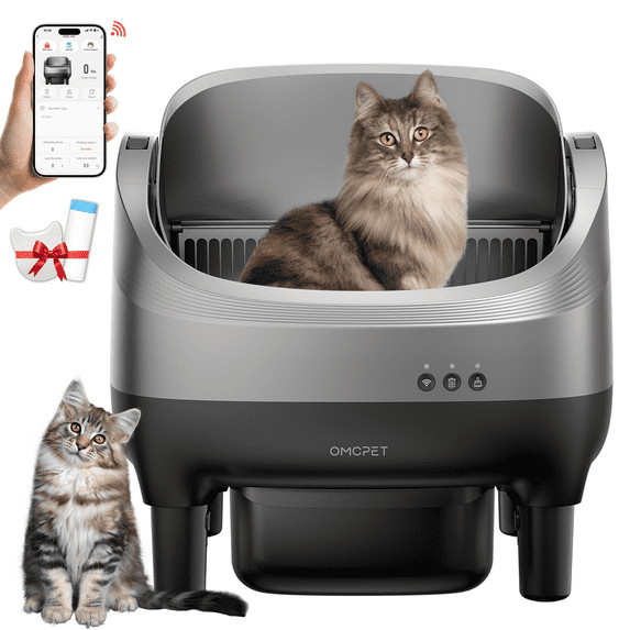 CATLK Automatic Cat Litter Box, Self Cleaning, 100L Extra Large ...