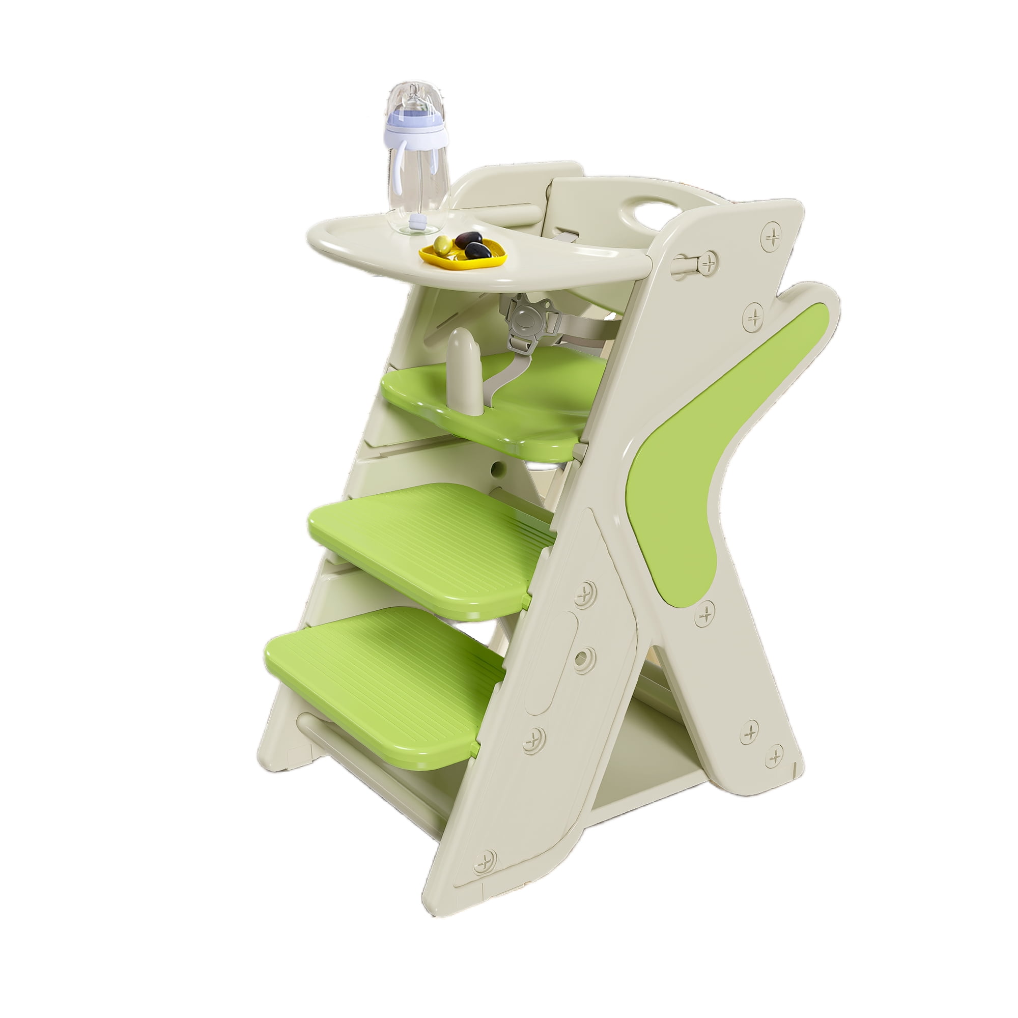 CATLK Multi Functional Dining Chair, High Chair with 5-Point Seat Belts ...