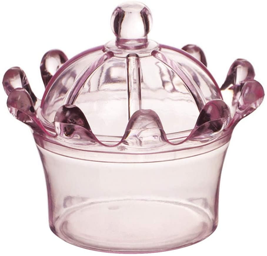CATPAN 12PCS Crown Shaped Candy Box, Plastic Decoration Candy Gift ...