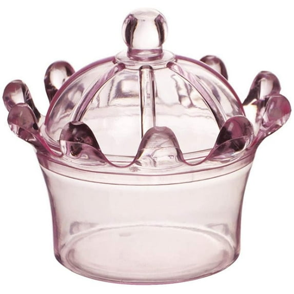 CATPAN 12PCS Crown Shaped Candy Box, Plastic Decoration Candy Gift ...