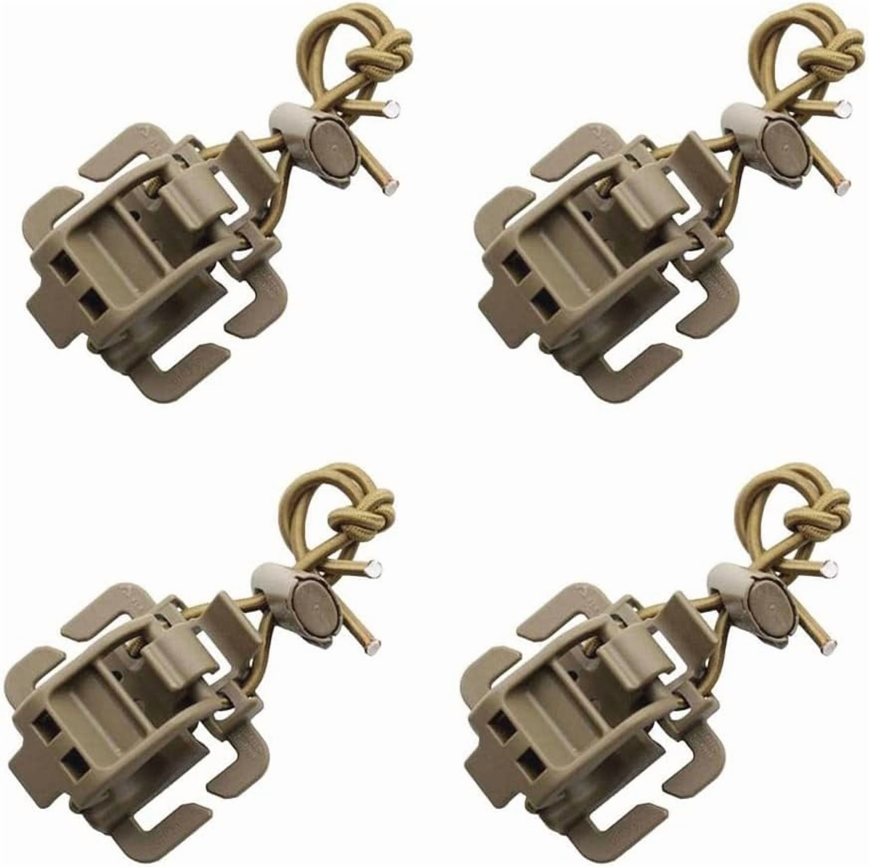 CATPAN 4 Pieces Tactical Gear Molle Clips Molle Attachments ...