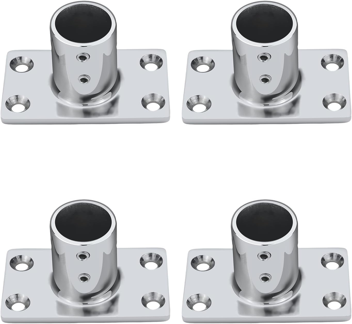CATPAN Boat Hand Rail Bases 316 Stainless Steel 90° Rectangular ...