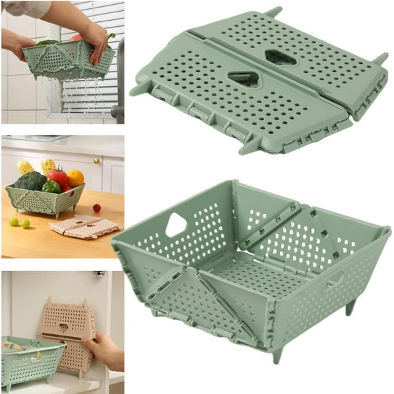 CATPAN Collapsible Strainers and Colanders for Kitchen, Plastic ...
