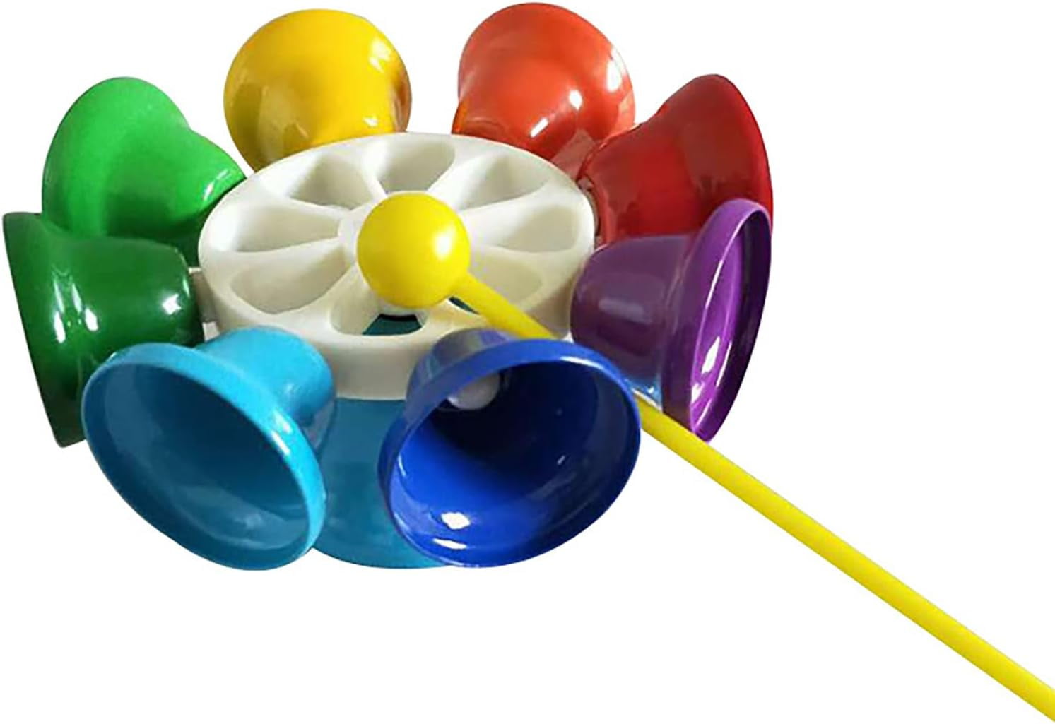 CATPAN Musical Bell 8 Notes Metal Musical Percussion Bells Rainbow ...