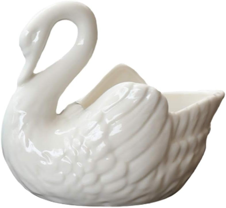 CATPAN Outdoor Decor Plant Pot Swan Plant Window Boxes Cute Flower Pot ...