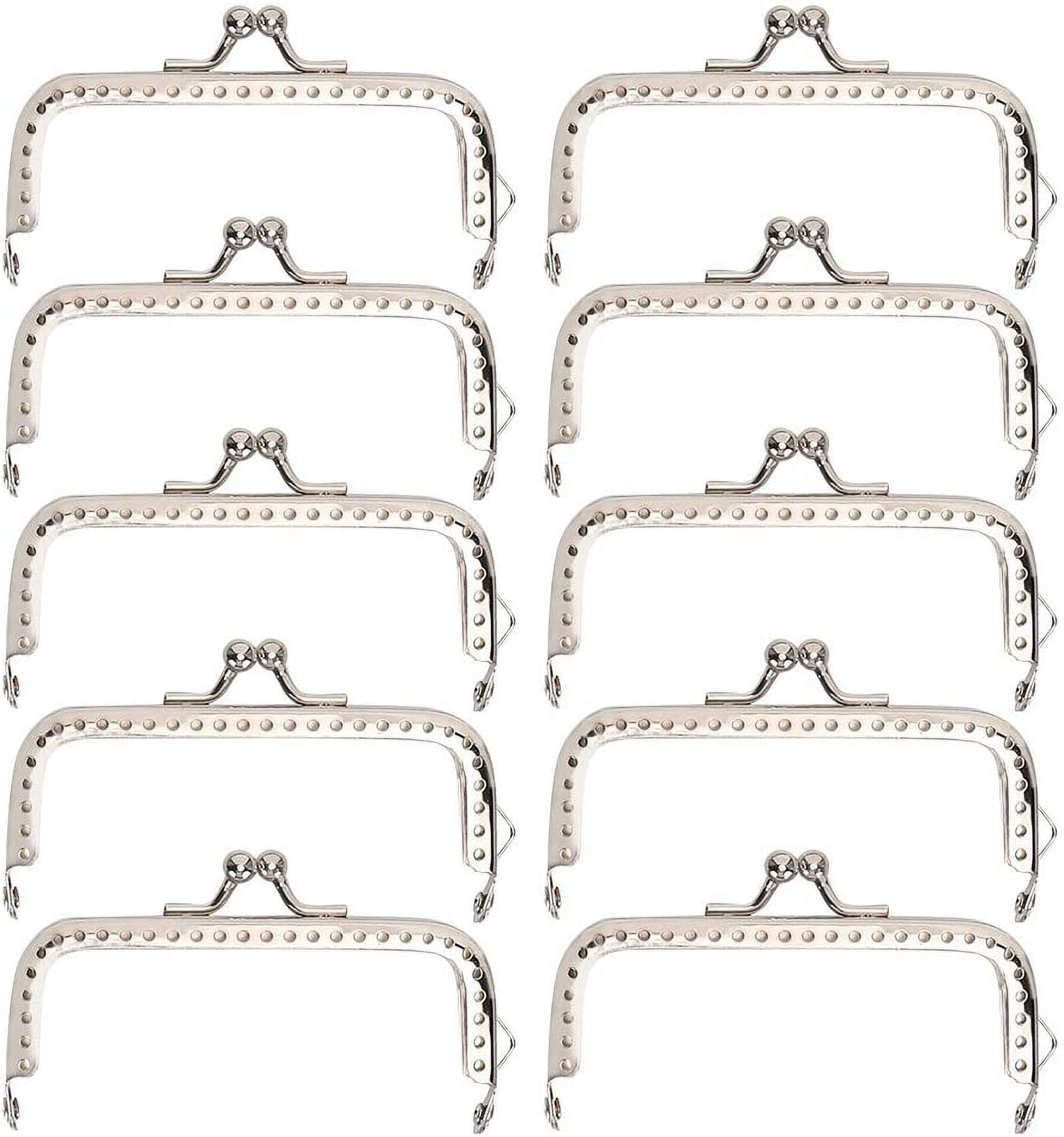 CATPAN Purse Clasp, 10Pcs Metal Purse Frame Wallet Kiss Clasp Lock Clip ...