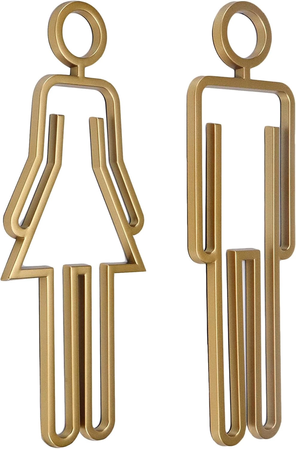 CATPAN Restroom Signs Acrylic Adhesive Backed Bathroom Sign Men's and ...