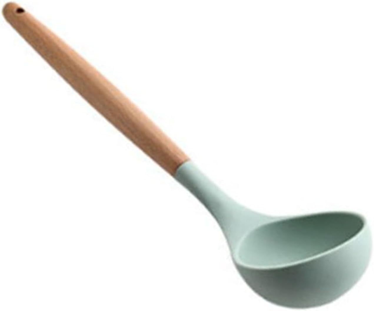 CATPAN Silicone Ladle Spoon, Large, Modern, Soft & Stable, Scratch ...