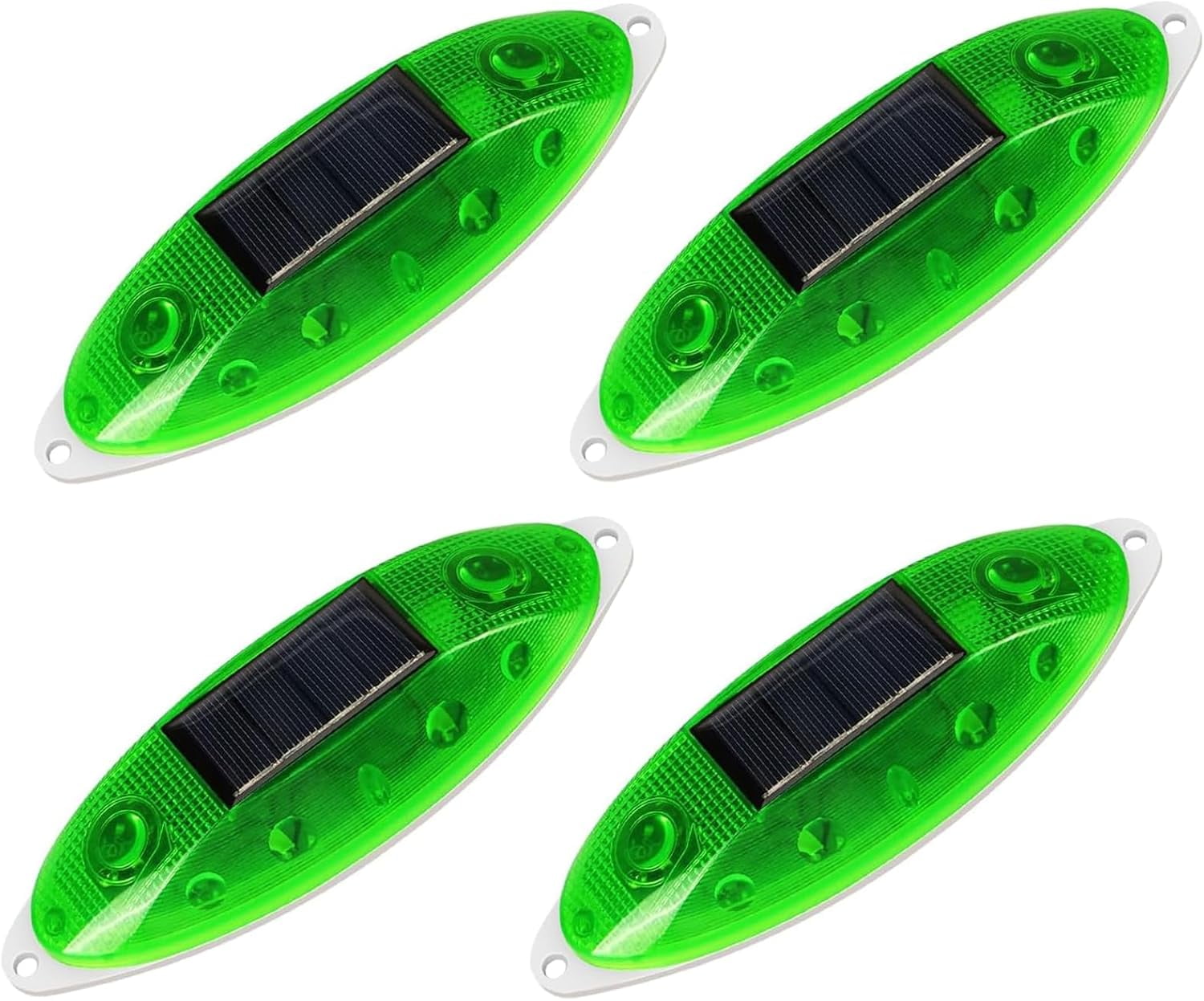 CATPAN Solar Strobe Warning Light Outdoor, Bright Solar Safety Flashing ...