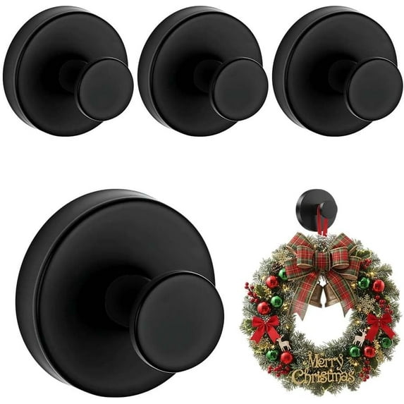 CATPAN Suction Cup Hooks for Door Wreaths, 2026 Upgraded Christmas Door ...